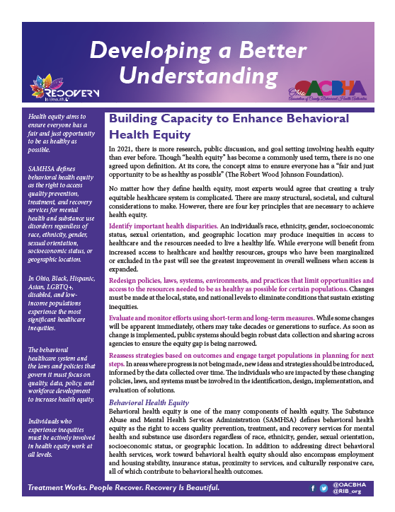 Behavioral Health One-Pagers - Ohio Association of County Behavioral ...