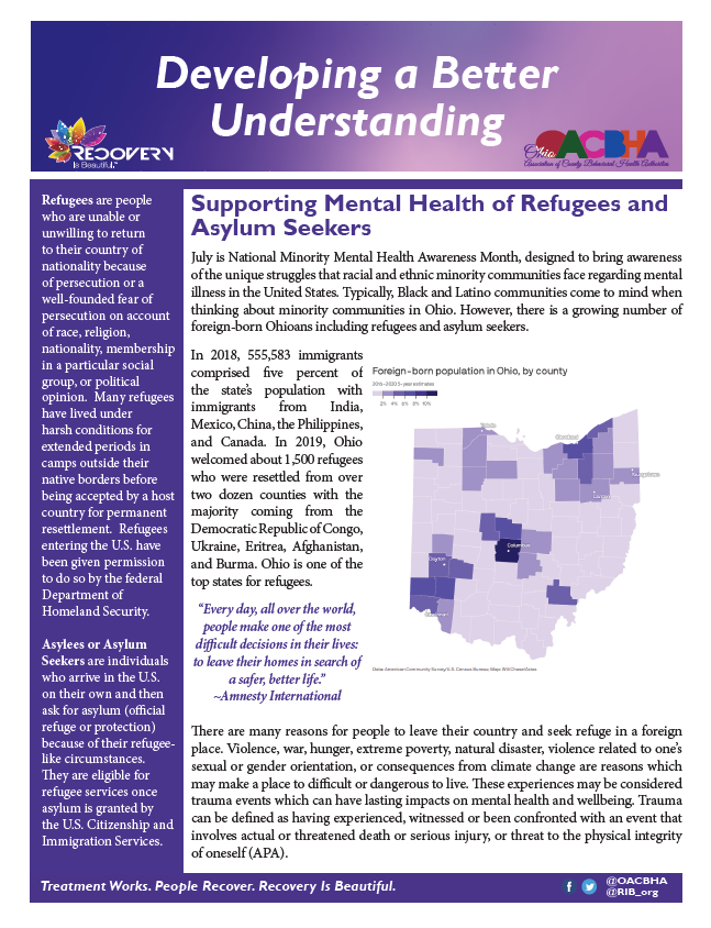 Behavioral Health One-Pagers - Ohio Association of County Behavioral ...